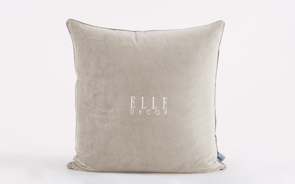 หมอนอิง Elle Velvet Embroidery Cushion - ELLE Decor Bedding